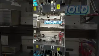 Operational test of the bowl lid molding mold