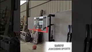 Pro Wall Mounted Basketball Hoop Space Saving Durable Design