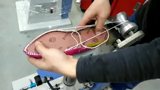 Hot Sale Safety Shoe Making Line Edge String Last Pulling Machine for Shoes