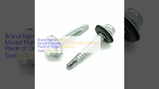 TOBO Self Drilling Screws Fast Steel Structure Installation