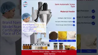 Efficient SUS304 Auger Powder Filling Machine for Coffee