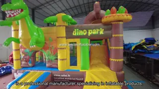 Dinosaur Jumping Castle for Kids Party Rental Fun