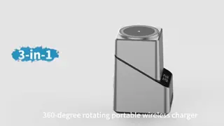 Cute Multifunction Wireless Charger Including Battery and All-in-one Charger Suitable for Versatile Charging Applications