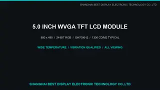 5 Inch 800x480 Instrument Cluster TFT LCD Module - Product Video