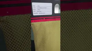 100% Para Aramid Filament Eyelet Fabric High Strength Heat Resistant For Protective Garment