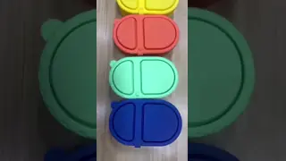 Silicone Lunch Box Set with Compartmentalized Storage Boxes Food Grade Leakproof BPA Free Reusable F