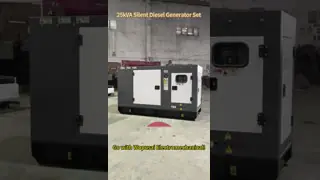 25kVA Silent Diesel Generator Compact Power Solution