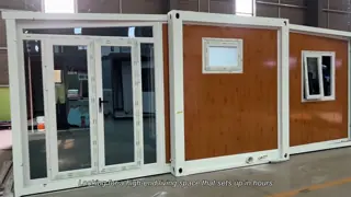 Luxury 20ft Expandable Container House with Fitted Bathroom