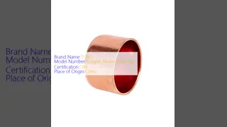 Leak Proof Threaded Copper Cap 150 PSI Pipe Fitting