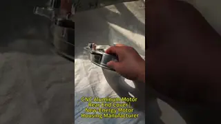CNC Aluminum Motor Rear End Cover | New‑Energy Motor Housing Manufacturer