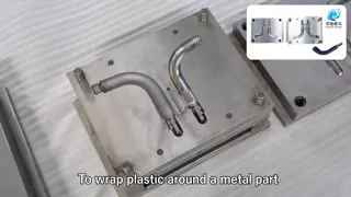 Custom Insert Molding for Wrapping Plastic Around Metal Parts Overmolding Injection Mold