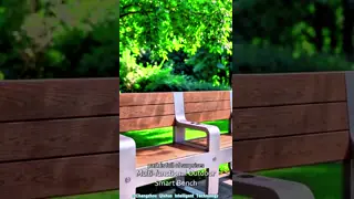 Solar Smart Bench Charging and Lighting for Public Spaces