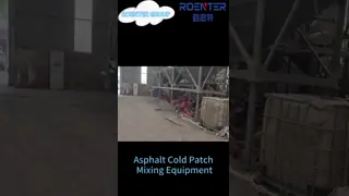 XLB500 Asphalt Cold Mixing Plant Bitumen Cold Mix Station for Road Pavement Maintenance