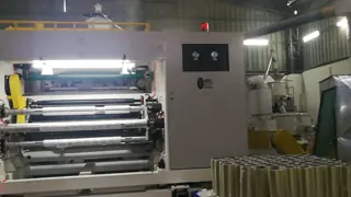 1200MM PVC CLING FILM MACHINE WORKING IN INDIA