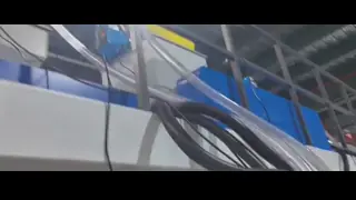 1500mm Three Layer Air Bubble Film Machine running test in the factory