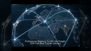 Professional Shipping To USA Sea Freight DDP Fast Boat Courier Delivery