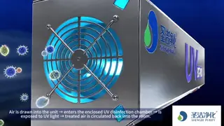 BT 100 Wall Mounted Ozone Disinfector for Clean Rooms