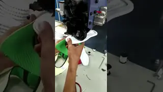 Moccasin Automatic Double Needle Industrial Pattern Leather Shoes Sole Stitching Sewing Machine