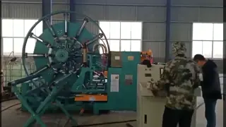Automated CNC Rebar Cage Rolling Welding Machine