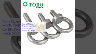 Super Duplex 2205 Lifting Eye Bolts M10 Marine Rigging