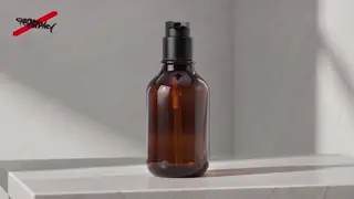 `500ml Amber PET Lotion Pump Bottle | Cosmetic Shampoo Packaging Supplier`