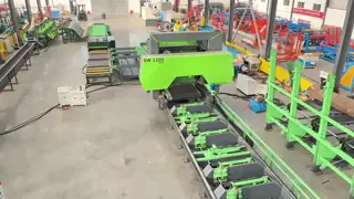 Heavy-Duty Horizontal Hydraulic Band Sawmill