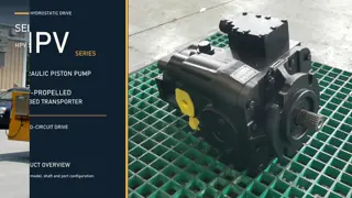 HPV Series Hydraulic Piston Pump for Self-Propelled Flatbed Transporters