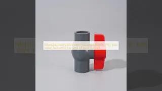 Durable PVC Ball Valve DIN ANSI Standards