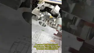 Custom CNC Aluminum Flange Adapter Bracket | Precision Machining Manufacturer