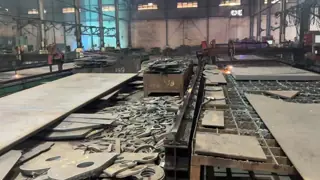Cusomize long reach boom welding