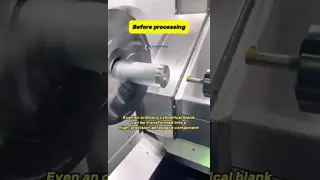 Even an ordinary cylindrical blank can be transformed into a high-precision aerospace component.