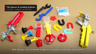 Watch: 2mm Tile Leveling System 100 Pieces for 3-15mm Tiles Showcase