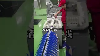 Automatic Sausage Processing Machine Line Vacuum Filling Twisting Clipping Hanging Equipment