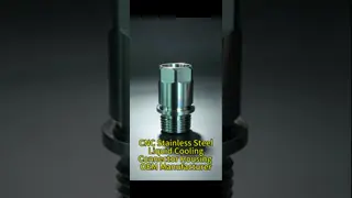 CNC Stainless Steel Liquid Cooling Connector Housing | OEM Manufacturer