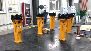 GCB40 Silent Box Type Hydraulic Breaker: Mini Excavator Fitment, SOOSAN SB20 Equivalent Performance