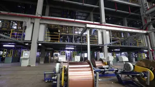 Enamelled wire production line