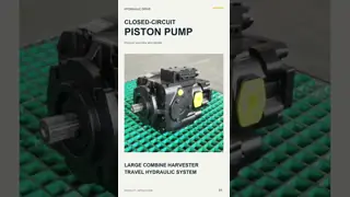 Closed-Circuit Hydraulic Piston Pump for Combine Harvester Travel Drive
