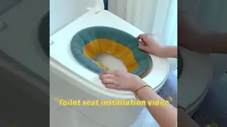 Soft Washable Toilet Seat Cover for Winter Comfort