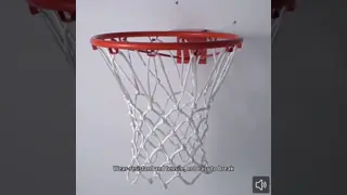 Durable Mini Basketball Rim with Spring Action