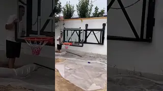 Wall-Mounted Basketball Hoop
