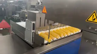 JY 420D Automatic Band Saw Precision Sweet Corn Cutting Machine