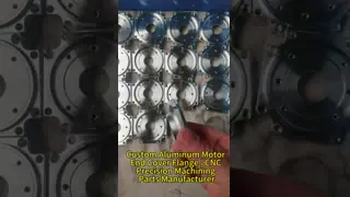 Custom Aluminum Motor End Cover Flange | CNC Precision Machining Parts Manufacturer