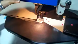 Automatic/Manual Notebook Watch Strip Strap Leather Wallets Edge Taping Gluing Folding Machine