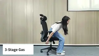 Premium Ergonomic Chair with Adjustable Lumbar & 4D Armrest | Comfort for Long Work Hours
