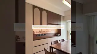 Modern Charcoal Grey Dining Sideboard Storage Cabinets