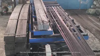 Current status of steel grating production in our workshop