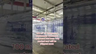 100m3/d integrated sewage treatment equipment