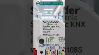 MTN6002‑0108S Schneider KNX 8‑gang Flush‑Mount Push‑Button Interface, Extended Input with KNX Data S