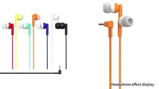 Colorful In-Ear Earphones 3.5mm Wired Earbuds