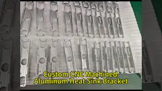 Custom CNC Machined Aluminum Heat Sink Bracket | Precision Machining Manufacturer